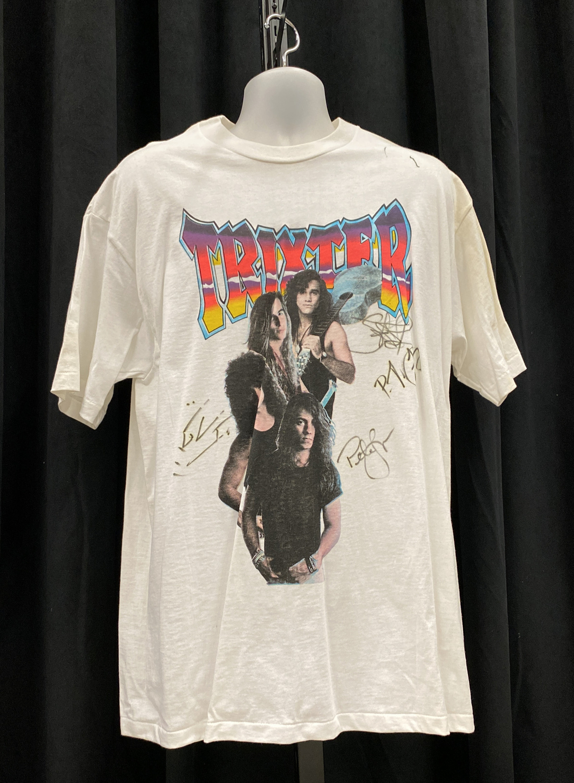Trixter 1991 World Tour XL Tee Shirt Signed See Photos Vintage Single ...
