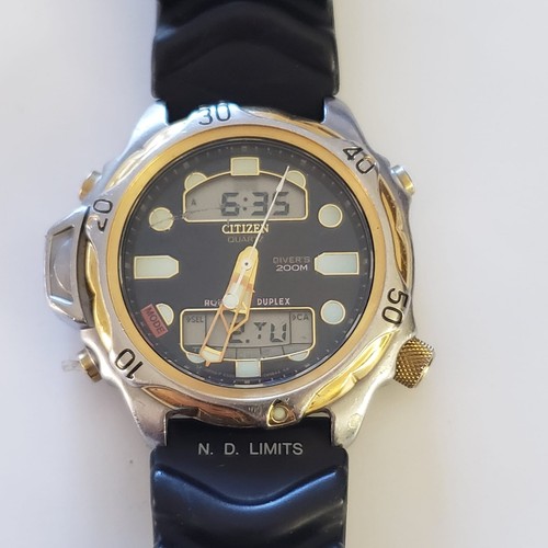 R A2 Citizen 200m 41mm Analog/Digital Diver Watch - C506-E80427 | eBay