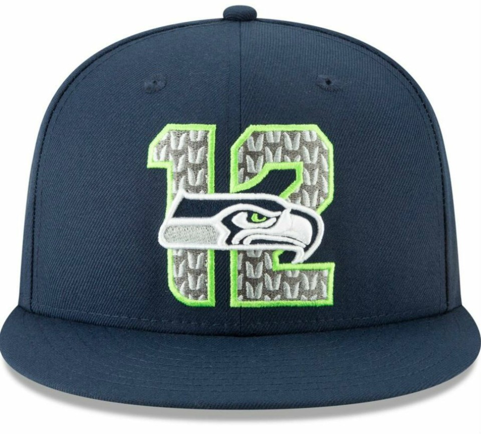 New Era 5950 Seattle Seahawks 12th Man Flag Fitted Hat Cap - New w ...