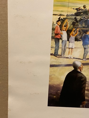 4TH REG Artillery Military art print Operation AGRICOLA David Rowlands ...