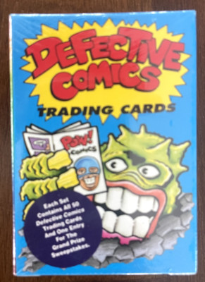 DEFECTIVE COMICS - complete set parody trading cards SEALED | eBay