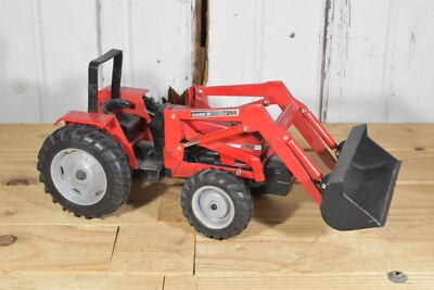 VINTAGE ERTL INTERNATIONAL CASE IH C90 FRONT LOADER 2255 BUCKET TRACTOR ...