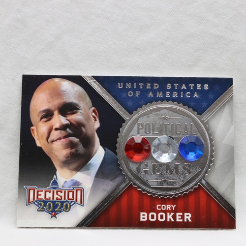 Cory Booker PG-15 2020 Decision 2020 Political Gems Silver Foil | eBay
