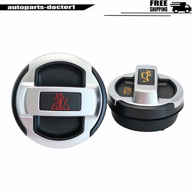 1Pair Oil Filler Cap Retrofit Coolant Expansion Tank Lid 420103485B ...