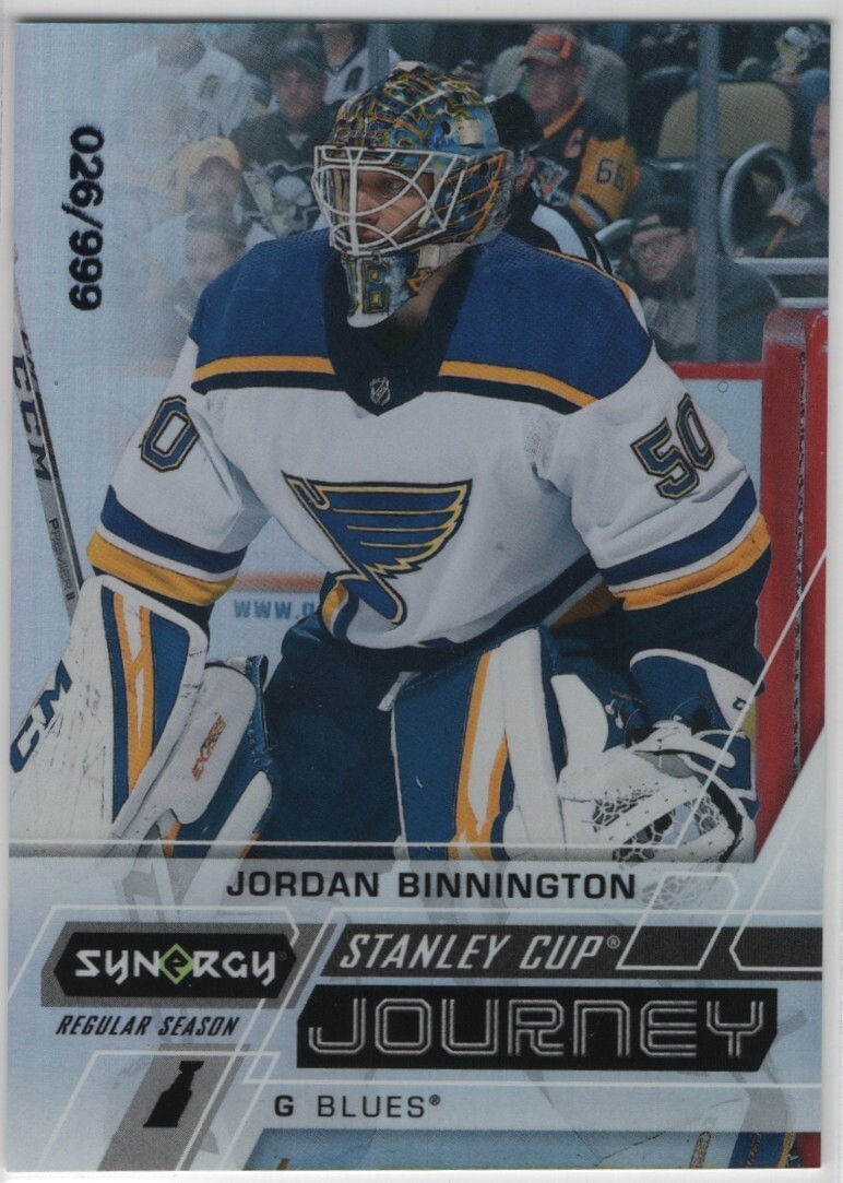 2020-21 Upper Deck Synergy Reg Season Stanley Cup Journey Jordan ...