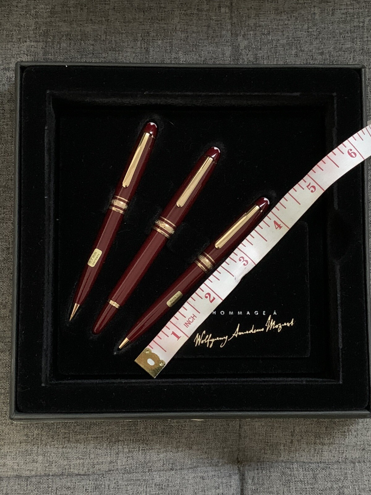 ***Montblanc Rare Vintage Homage to Mozart Mini Writing Set: Pens ...