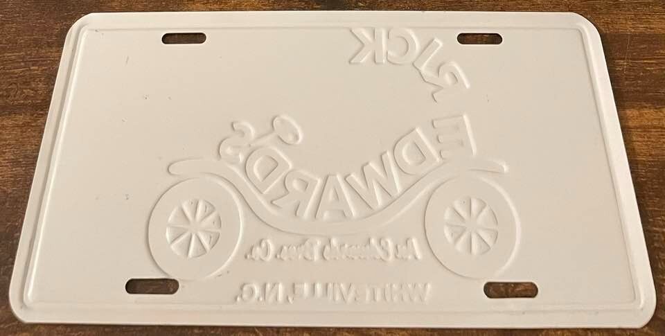 Rick Edwards Dealership Booster License Plate Rincon Whiteville NC ...