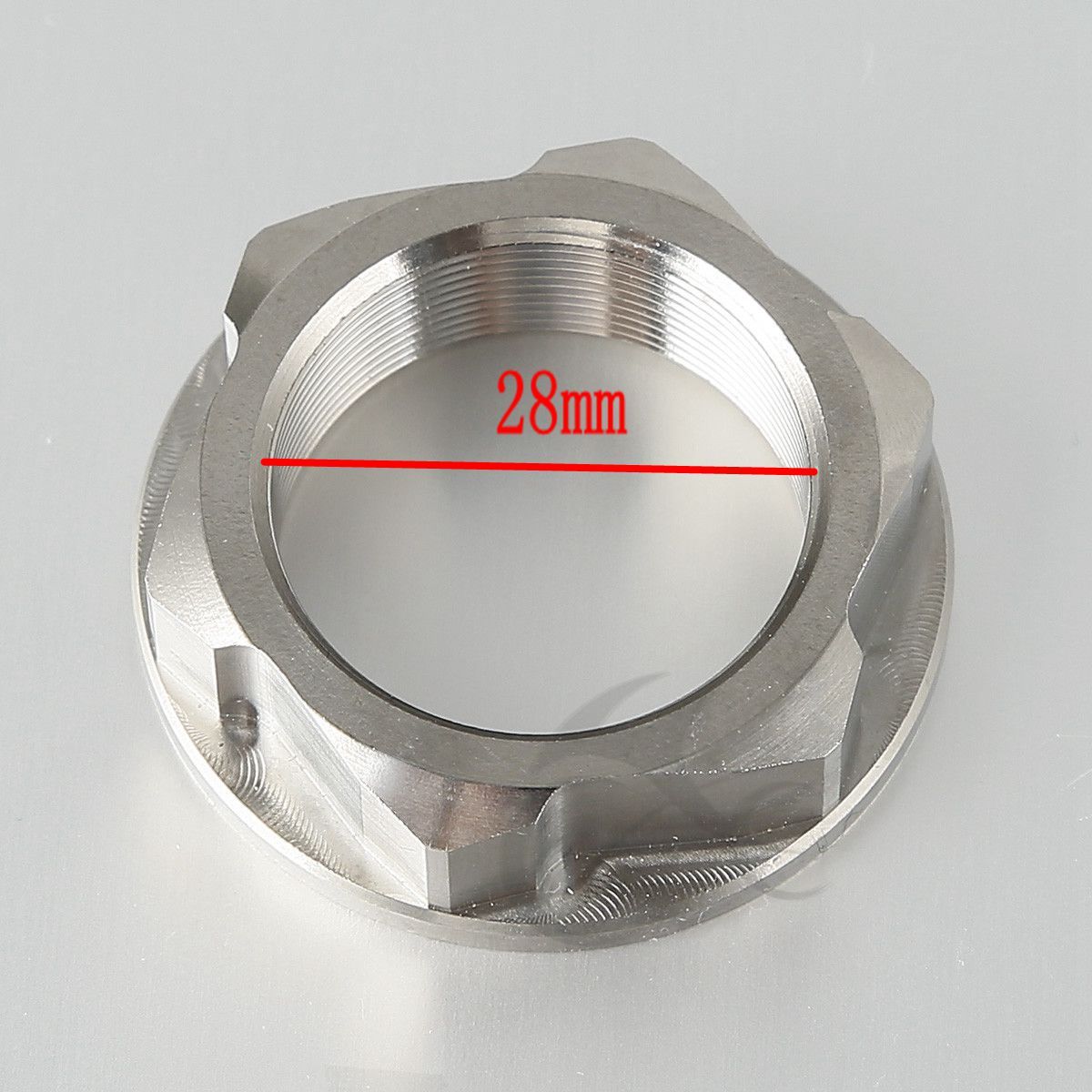 Titanium M28-P1.0mm Steering Stem Nut Fit For Honda CBR1000RR 12 ...