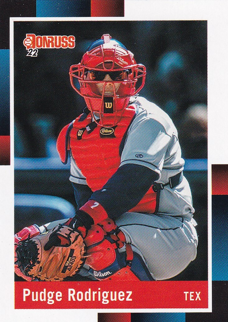 2022 PANINI DONRUSS 1988 RETRO - IVAN "PUDGE" RODRIGUEZ #276 TEXAS ...