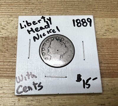 1889 Antique Liberty V Nickel Five Cents Collectible Coin | eBay