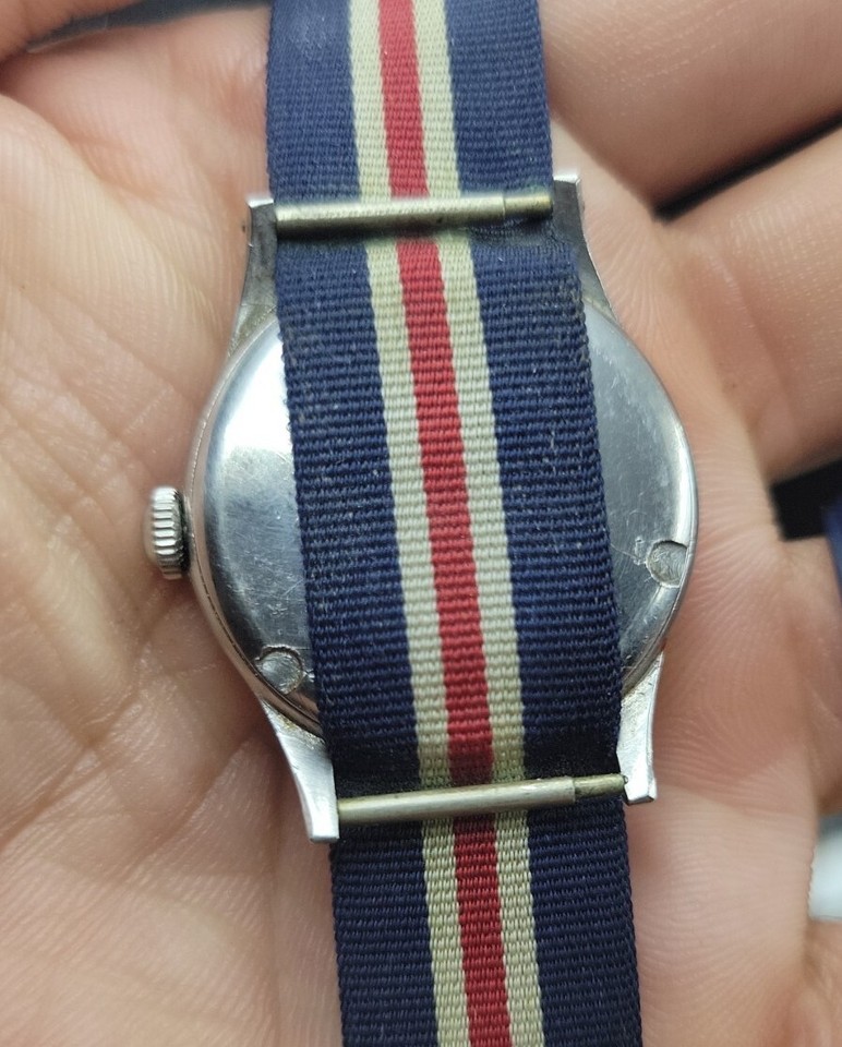 WW2 Military Watch Girard Perregaux Sea Hawk 7171 USA Engravwd Soldier ...