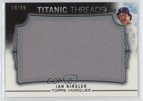2011 Topps Marquee - Titanic Threads Jumbo Relics Ian Kinsler #TTJR-85 /99 (MEM) for sale online ...
