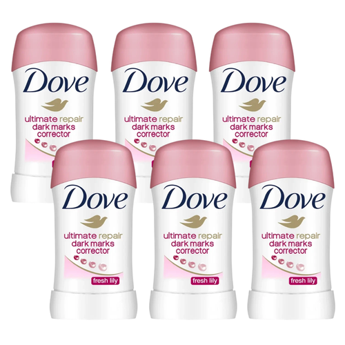 6 x 40g Dove Stick Ultimate Repair Darkmarks Corrector Moisturising ...