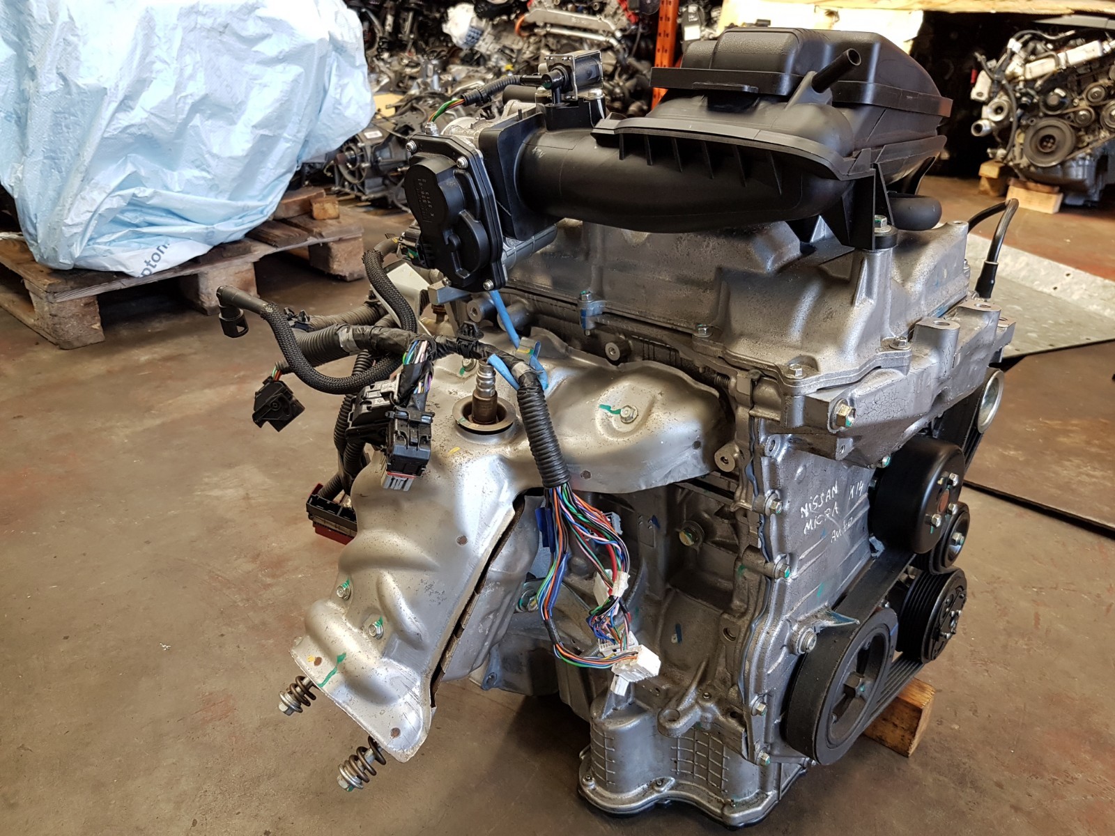 NISSAN MICRA K13 1.2 PETROL CVT AUTOMATIC 2015 BARE ENGINE CODE HR12 ...