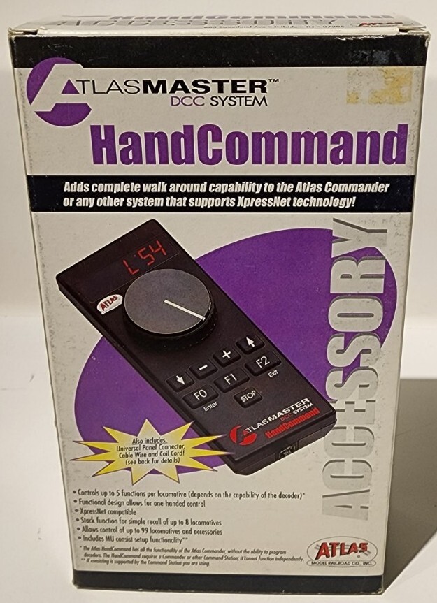 Atlas #331 DCC Hand Command Controller | eBay