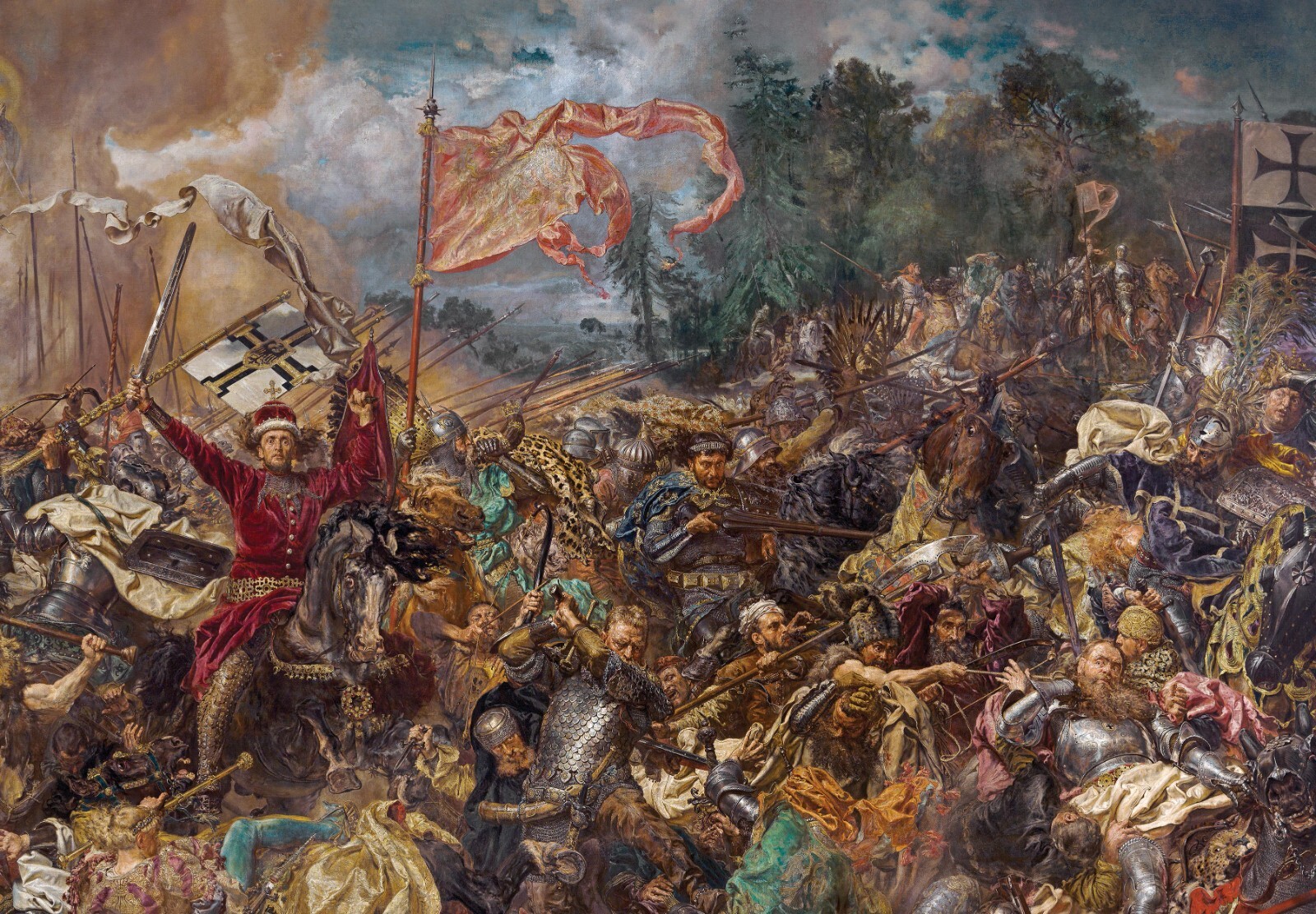 Battle of Grunwald by Jan Matejko (1878) Giclée Canvas Print - Multi-Size | eBay