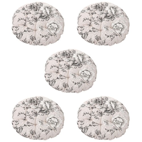 5pcs Round Sitting Cushion Yoga Seat Mat Floor Cushion Dining Chair ...