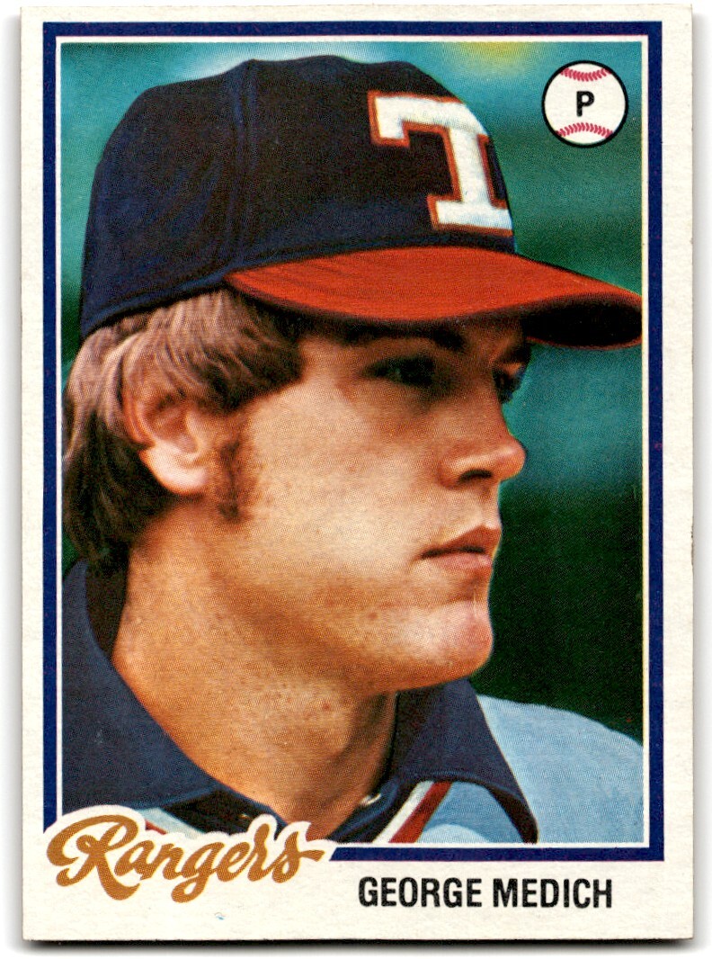 1978 Topps George Medich Texas Rangers #583 | eBay