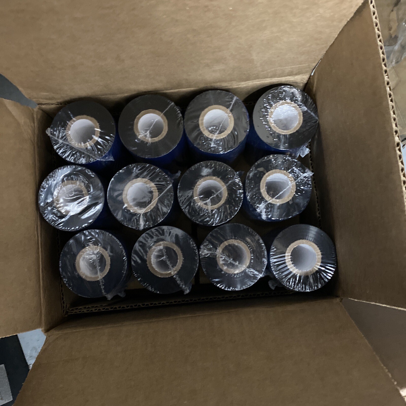 24x Thermal Transfer Ribbons, 89mm x 360m (3.50" x 1181') TR4085plus ...