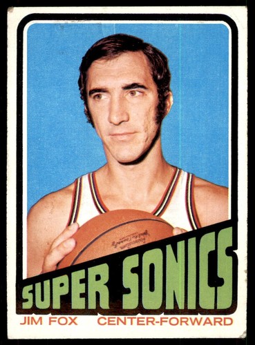 1972-73 Topps Jim Fox Seattle SuperSonics #34 | eBay