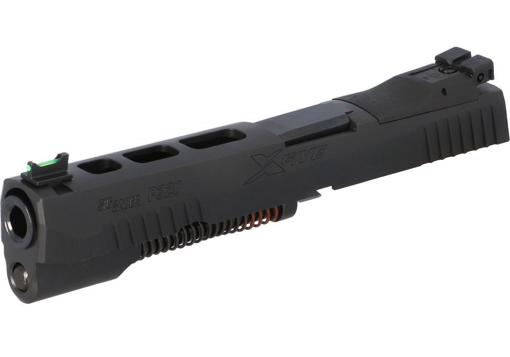 Sig Sauer Complete 5" P320 X 5 Five Slide 9mm DPP R1P cut Fiber Sights ...