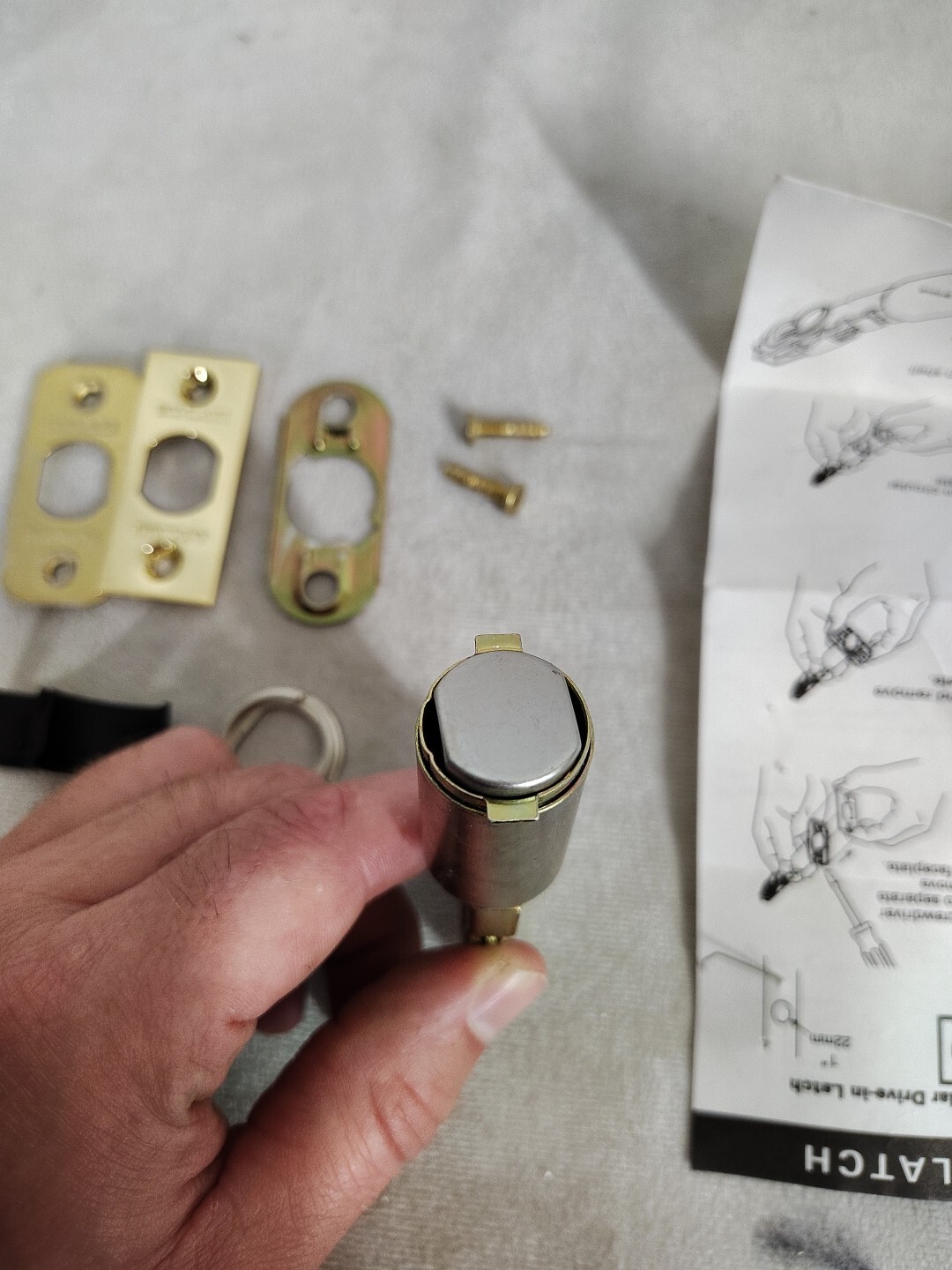 Schlage Triple Option Deadbolt Latch - Gold | eBay