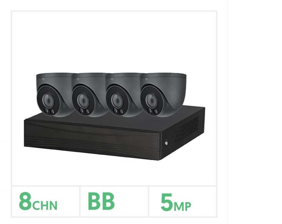 Eagle CCTV Kit - 8 Channel 1TB DVR with 4 x 5MP Full-Colour Security ...