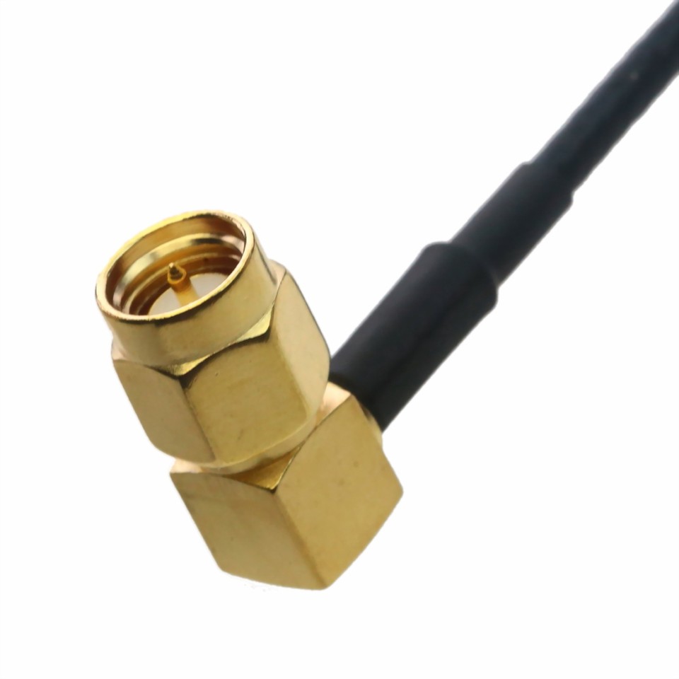 RF Cable SMA male elbow to SSMA male mini RG316 pigtail 6"~10FT ...