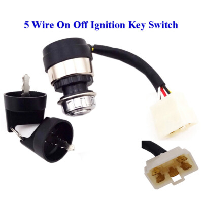5 Wire On Off Ignition Key Switch For Generator 170F 178FA 178F 186F ...