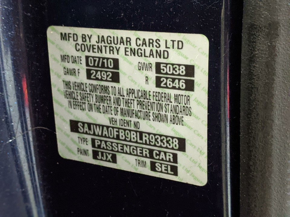 2011 Jaguar XF Rear Carrier Differential Assembly With 67,134 Miles ...