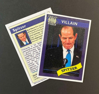 Eliot Spitzer - Villain World Cards - Homemade Political Trading Cards ...