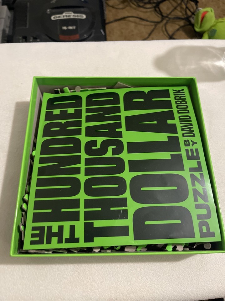 David Dobrik The Hundred Thousand Dollar Puzzle 500 Piece Green Black ...