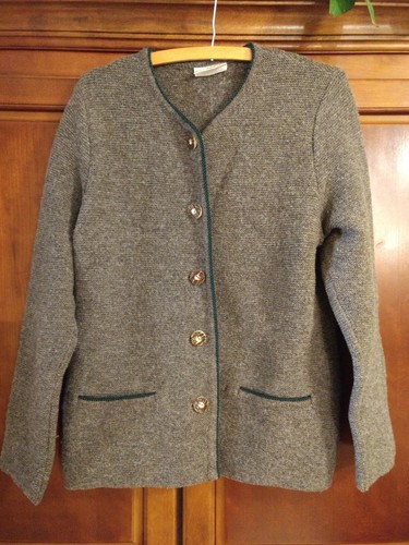 Stapf Sportswear Sweater Grey Brown Wool Austrian Size 38 (L) Women's ...