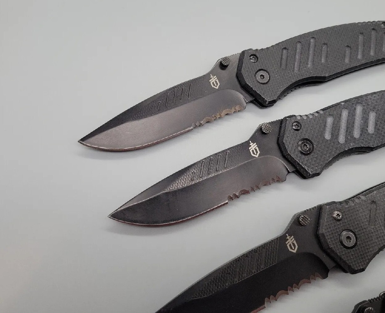 Gerber Swagger Pocket Knives - Lot of 4 - Frame Lock - Combo Edge ...