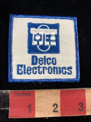 Vintage DELCO ELECTRONICS Advertising Patch 017 | eBay