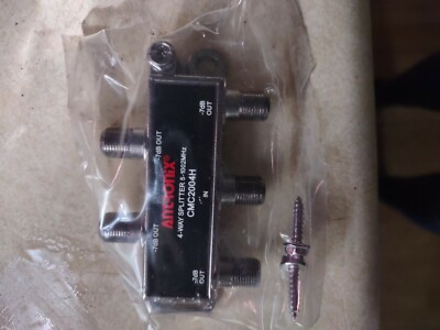 4:1 ANTRONIX 4-way Splitter Cable TV Splitter 4(way) signal splitter 1 ...