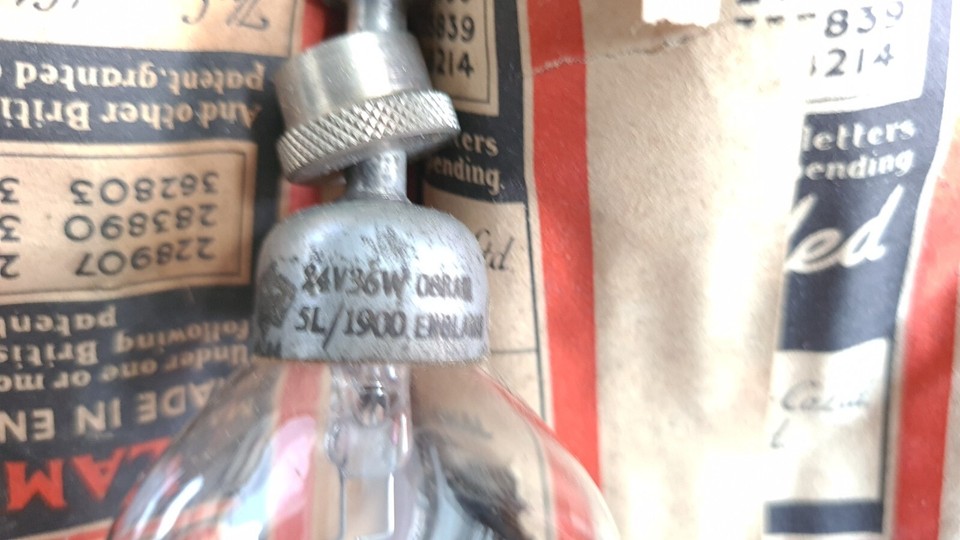 Osram Vintage Bulbs WW2 Aldis Daylight Lamp 24v 36w 5L/1900 (5 x bulbs ...