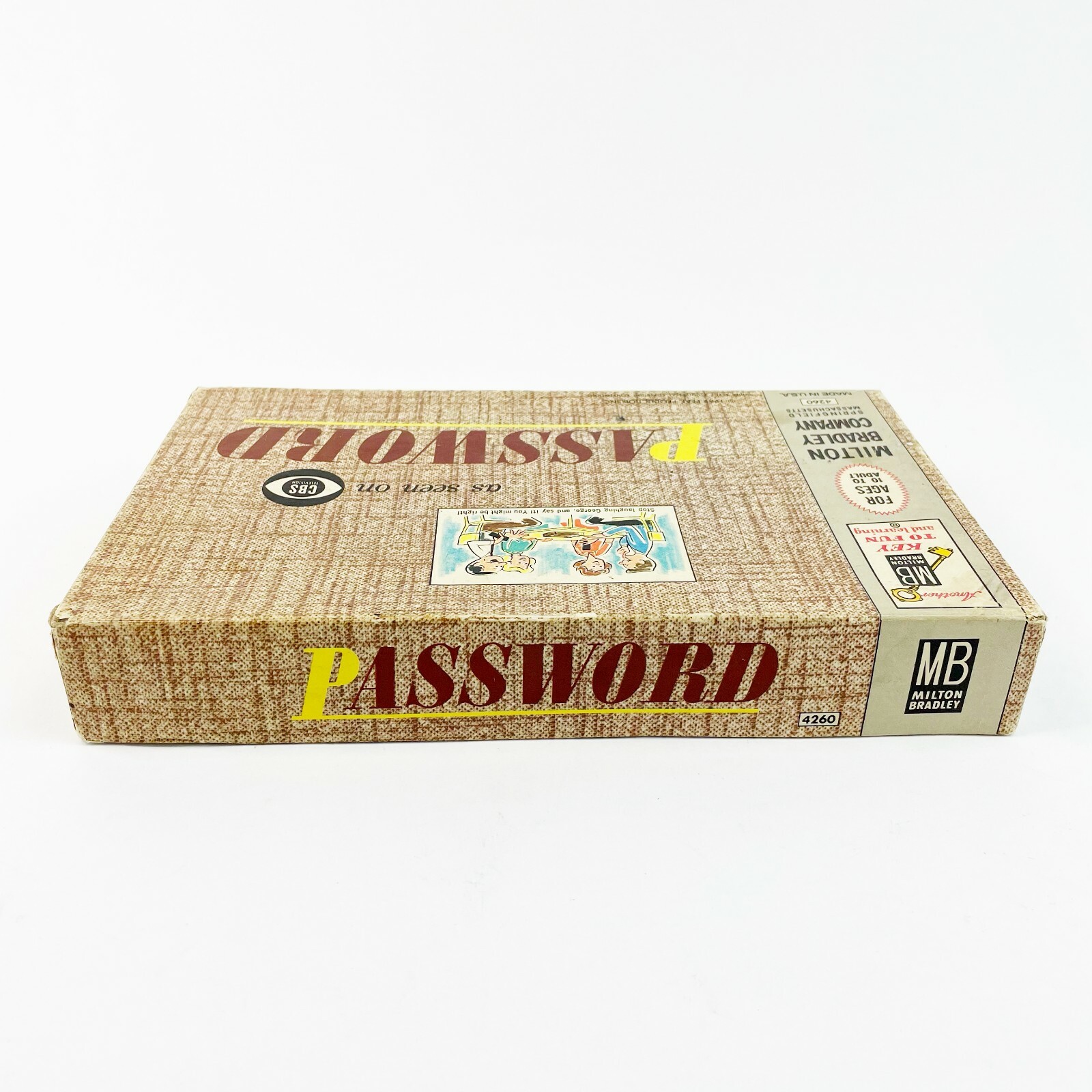 Vintage Milton Bradley Password Board Game 4260 Complete 1962 CBS As ...