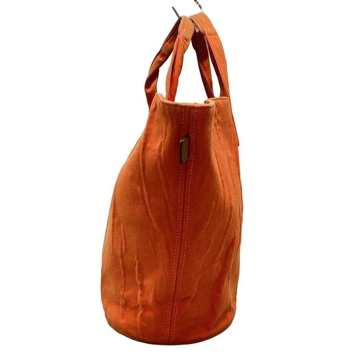 Auth HERMES Panier De Plage PM - Orange Canvas None Tote Bag Auth HERMES Panier De Plage PM - Orange Canvas None Tote Bag