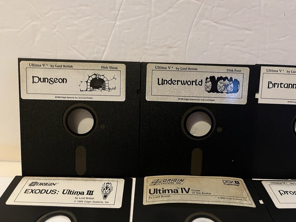 Origin Ultima Collection 1 To 5 Game Commodore 64 | eBay