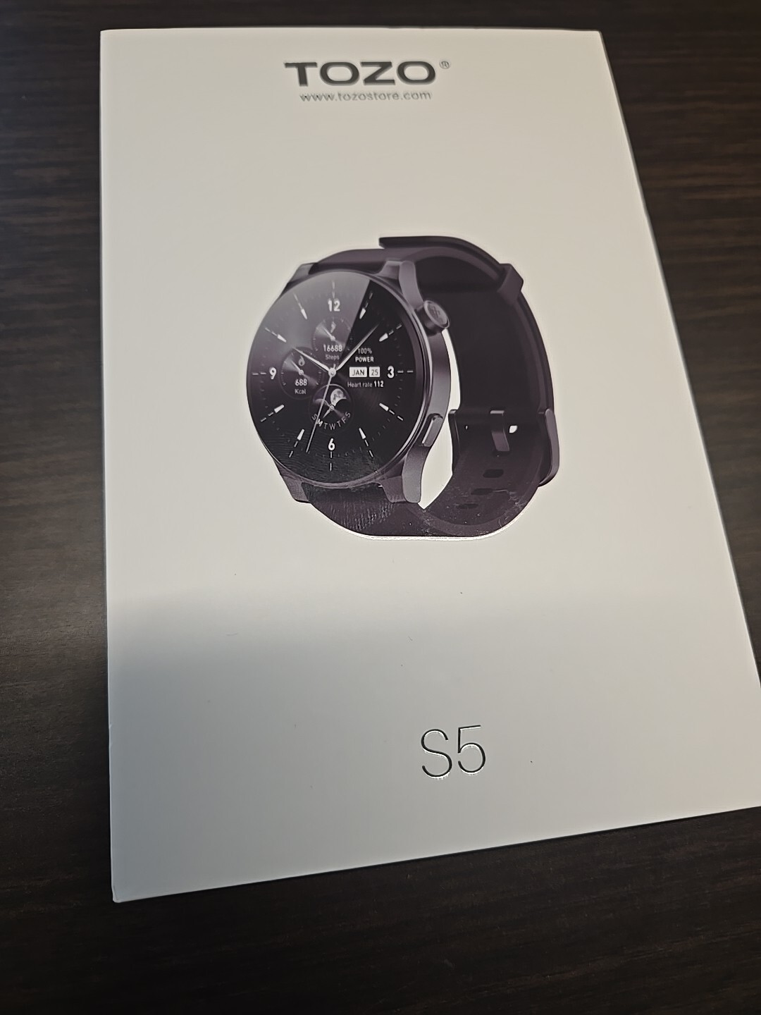 TOZO S5 Smart Watch 1.43" AMOLED Touch Screen Sport Fitness Watch