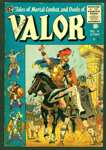 VALOR #4 (1955) EC Comics Wally Wood Reed Crandall Joe Orlando CBX1C | eBay