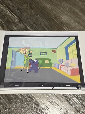Eek! The Cat Animation Cel Photo Copy Background | eBay