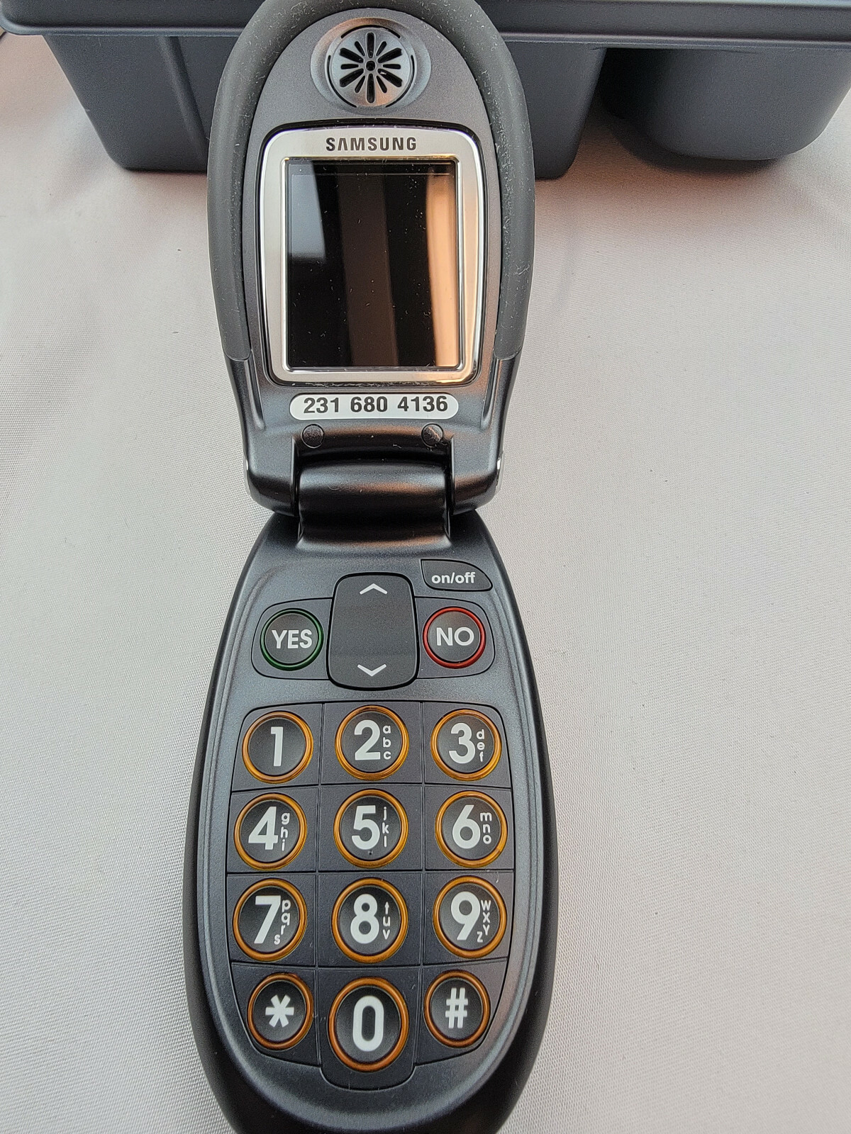 Samsung Jitterbug in Graphite Phone Seniors, big numbers untested Parts ...