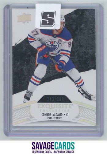 2024-25 UD Black Diamond Exquisite Collection Connor McDavid /399 #V-CM ...