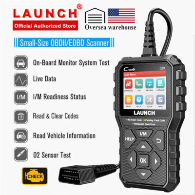 Check Engine Light Emission Test EOBD OBD2 Scanner Code Reader as ...