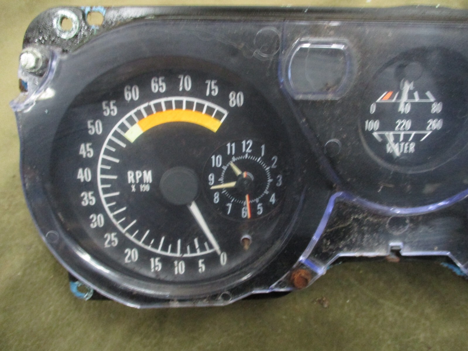 73 74 75 76 77 78 Trans Am Gauge Cluster 8K Tach Speedometer Oil Water ...