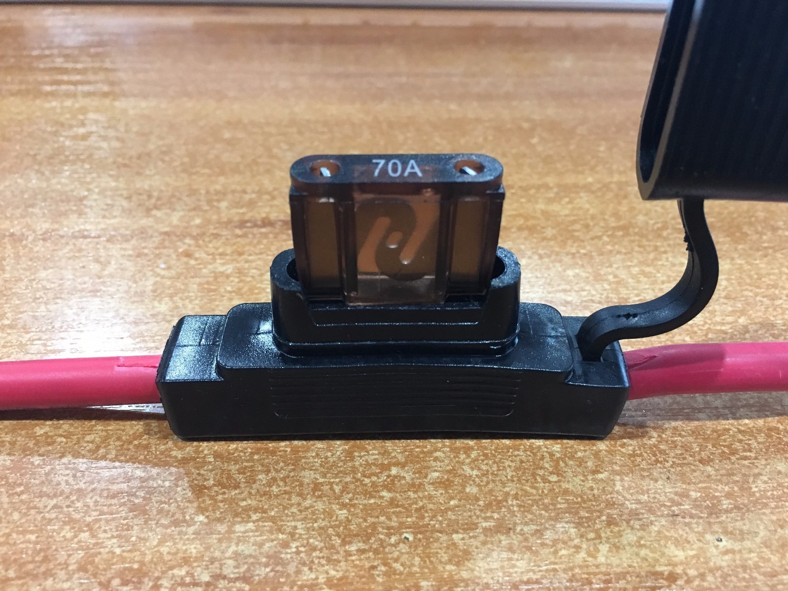 Inline Blade Fuse Holder Maxi – 70 AMP Fuse x 2 Heavy Duty 6AWG - 580mm ...