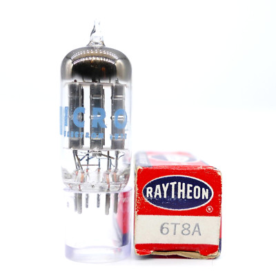 1 Excellent MICRO 6T8A 6T8 Tube NOS NIB Strong Triode Balance Diodes ...