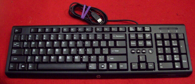 HP Value Wired USB Keyboard Model Pr1101u 539130-001 for sale online | eBay